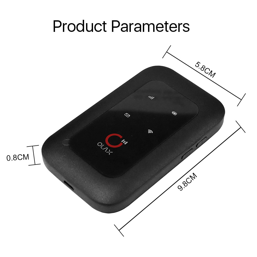 OLAX AX7 Pro Przenośne routery Wi-Fi Modem Wi-Fi 4G z gniazdem karty ...