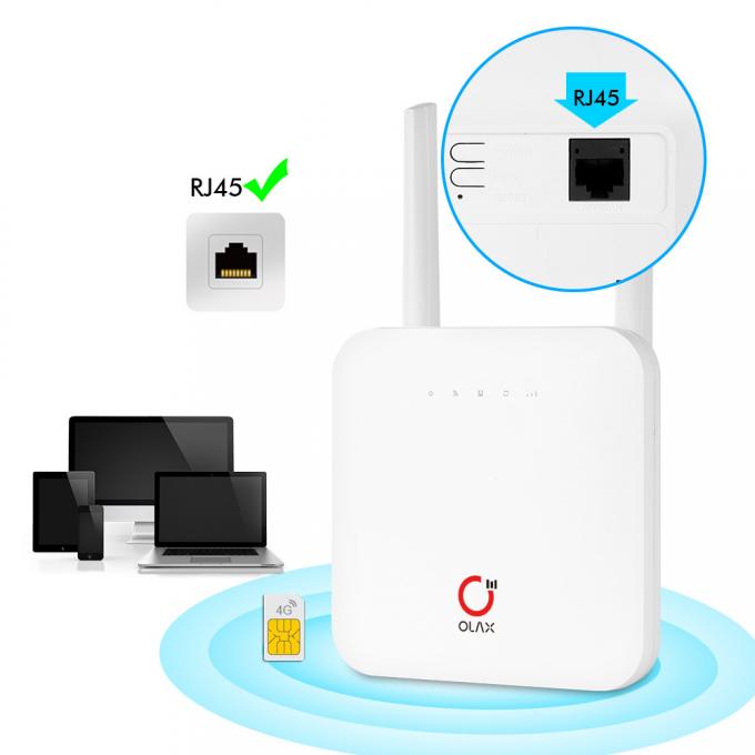 Olax AX6 Pro 4g CPE Router Wifi Biały Zewnętrzny LTE CPE Cat4 300 mb/s